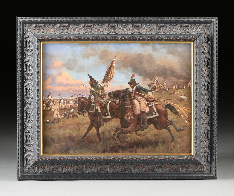 Keith Rocco | Napoleonic War Cavalry Carrying Austrian Infantry ...