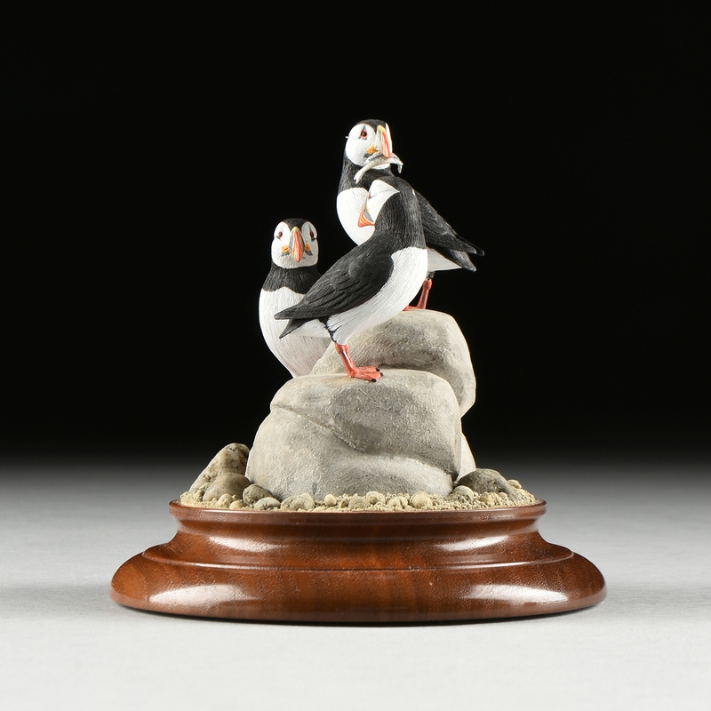 Manfred K. Scheel | Atlantic Puffins (1989) | MutualArt