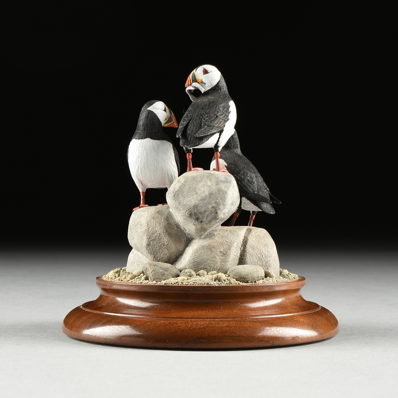 Manfred K. Scheel | Atlantic Puffins (1989) | MutualArt