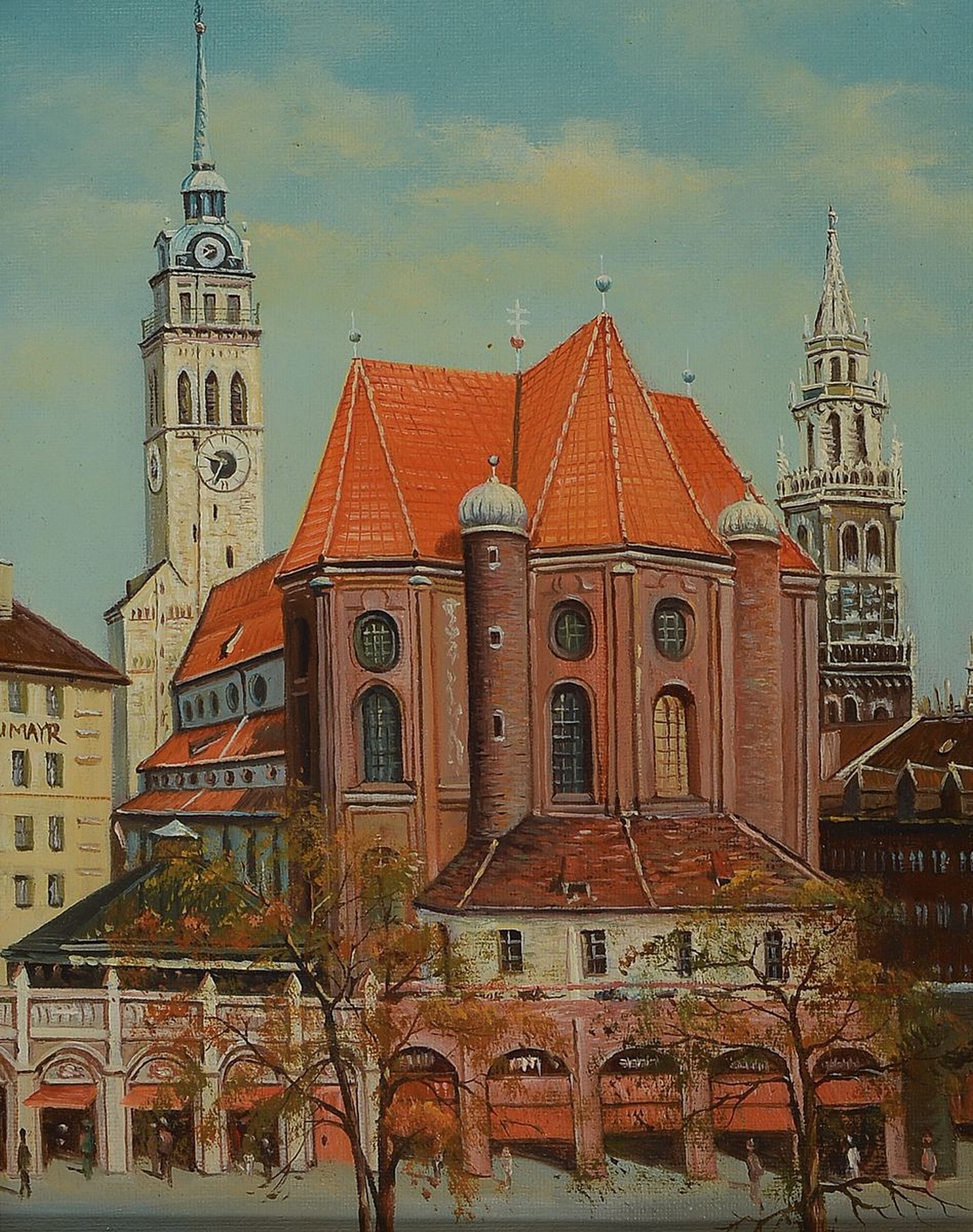 Josef Hofbauer | the Viktualienmarkt in Munich | MutualArt