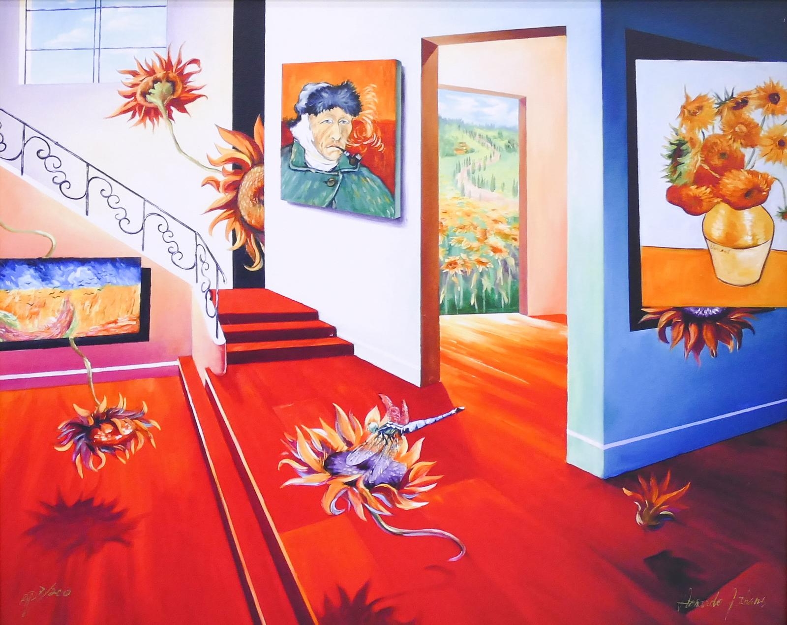 Leonardo G. Zhang | VAN GOGH AND SUNFLOWERS | MutualArt