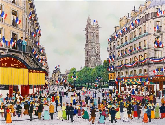 Michel Hermel | BASTILLE DAY | MutualArt