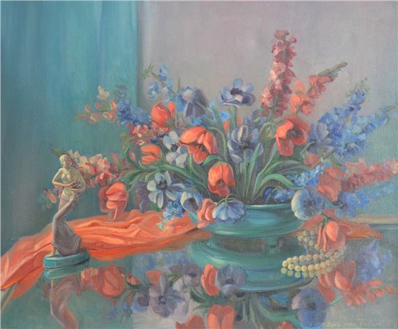 Jessie Robison | Floral still-life (Mid 20th Century) | MutualArt