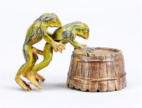 Vienna School, 20th Century | Shape of two frogs making love on a ...