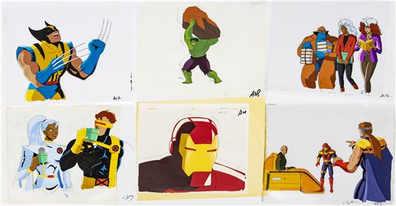 Marvel Comics | MARVEL PRODUCTION ANIMATION CELS AND SKETCHES, X-MEN ...