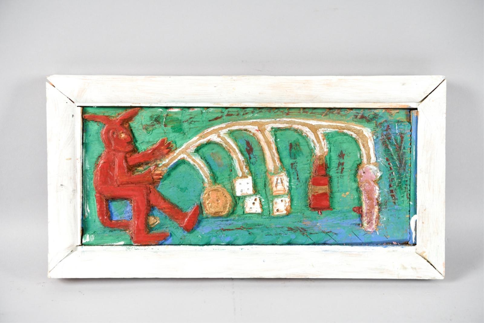 Elijah Pierce | Devil Carving | MutualArt