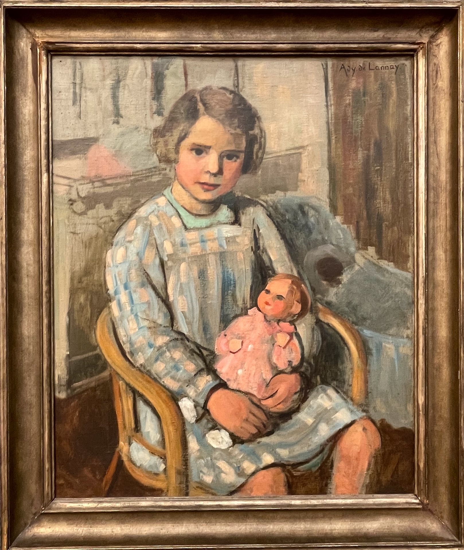 Ady de Lannay | Portrait of a Child (1930) | MutualArt