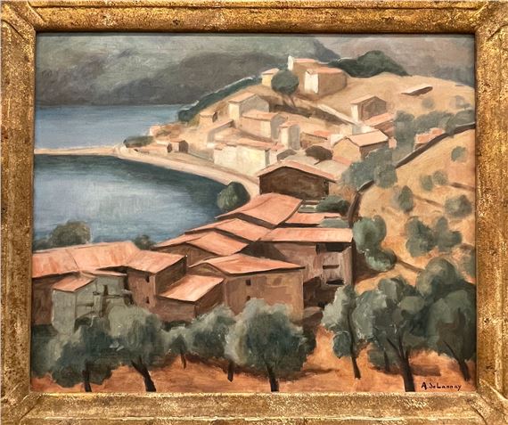 Ady de Lannay | View of Collioure (1930) | MutualArt
