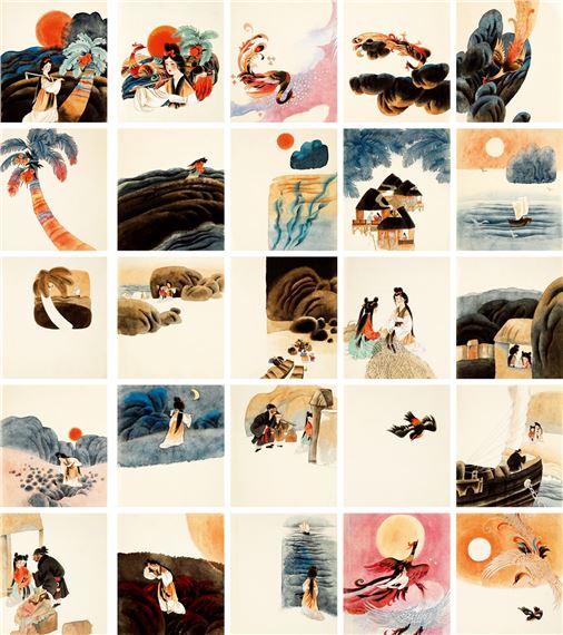 Lele Xu | ORIGINAL WORKS FOR THE COMIC STRIP THE GIRL OF COCONUT TREE ...