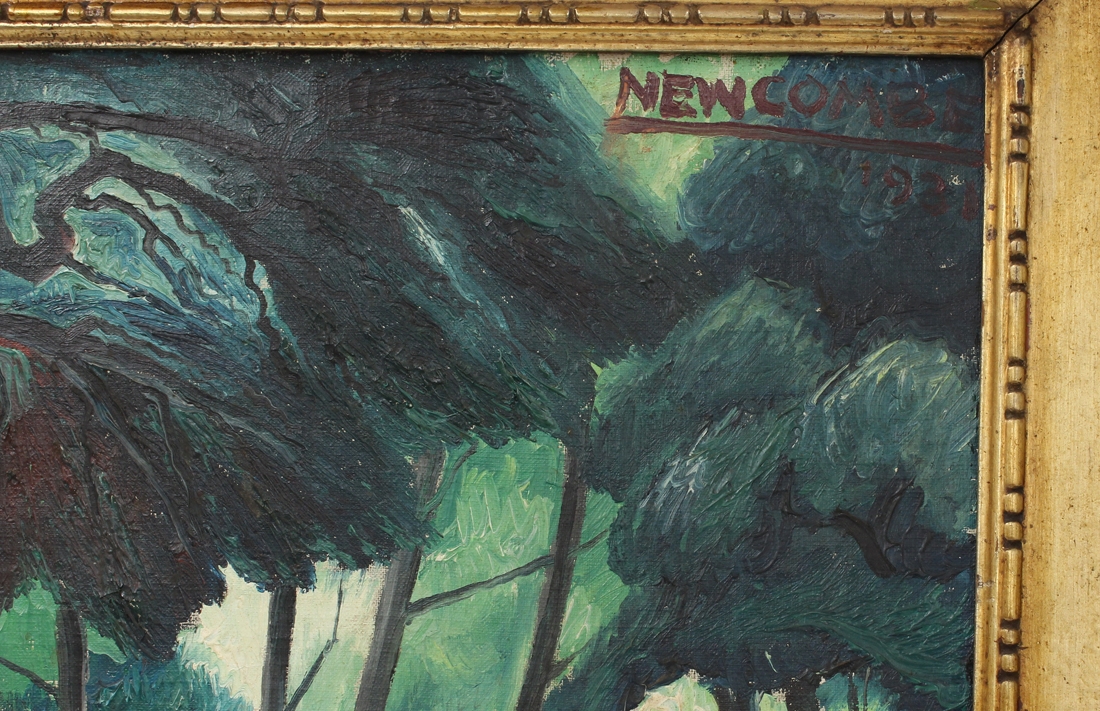 Warren Newcombe | verdant trees in shadows (1931) | MutualArt