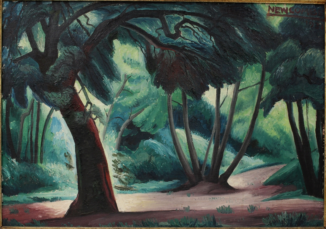 Warren Newcombe | verdant trees in shadows (1931) | MutualArt