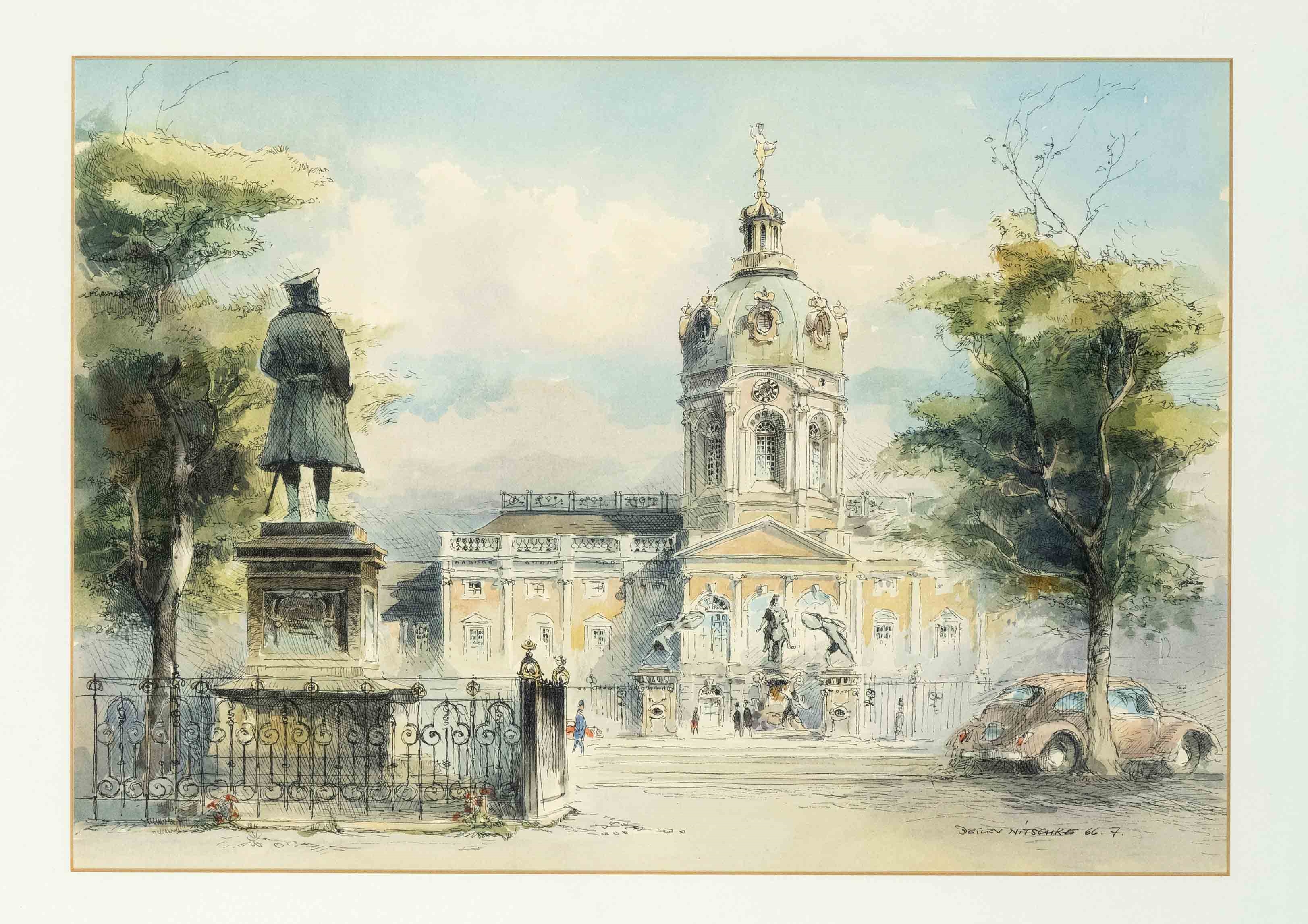 Detlev Nitschke | View of Charlottenburg Palace | MutualArt