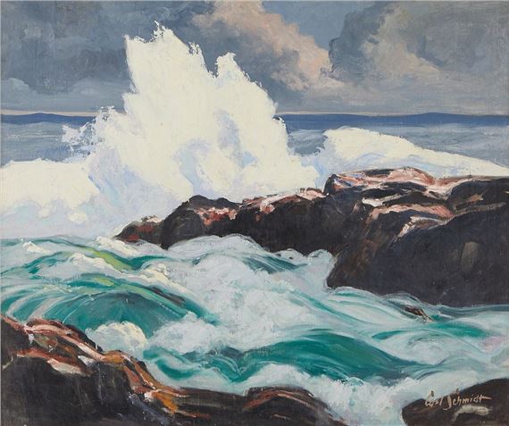 Charles Schmidt | Coastal Seascape | MutualArt