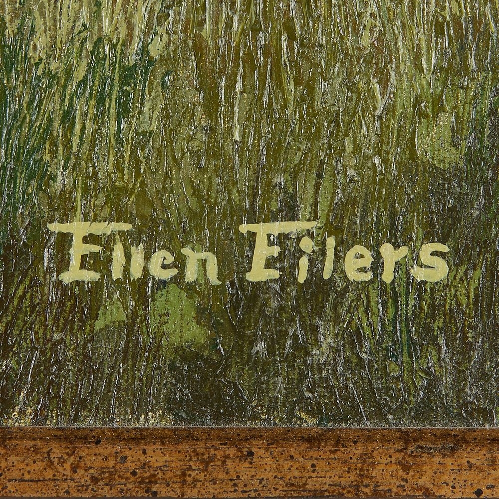 Ellen Eilers | Untitled (Forest Pond with Fence) | MutualArt