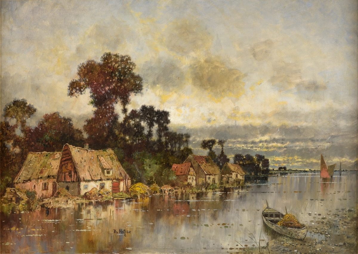 Karl Heffner | Flusslandschaft | MutualArt