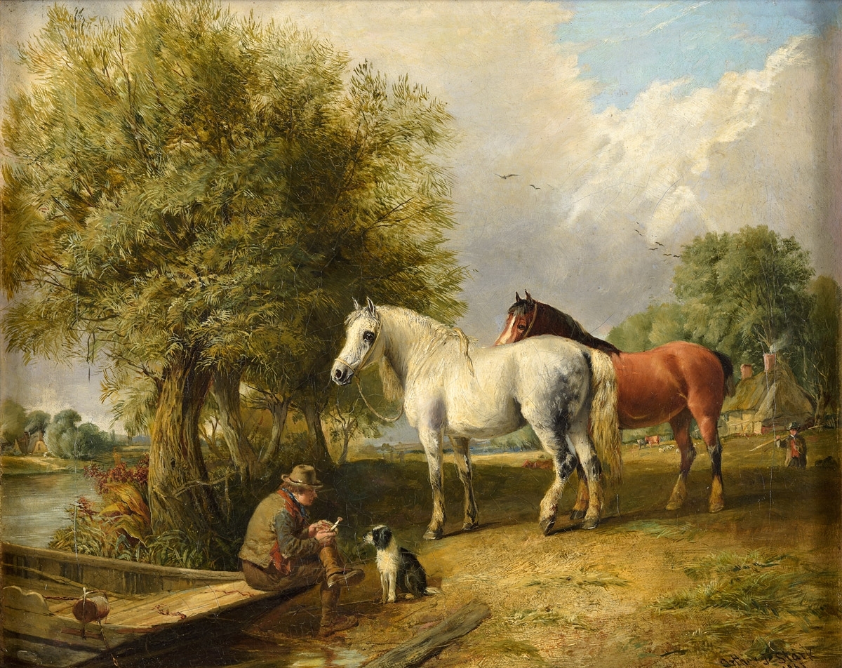 Arthur James Stark | Eine wohlverdiente Pause (1865) | MutualArt