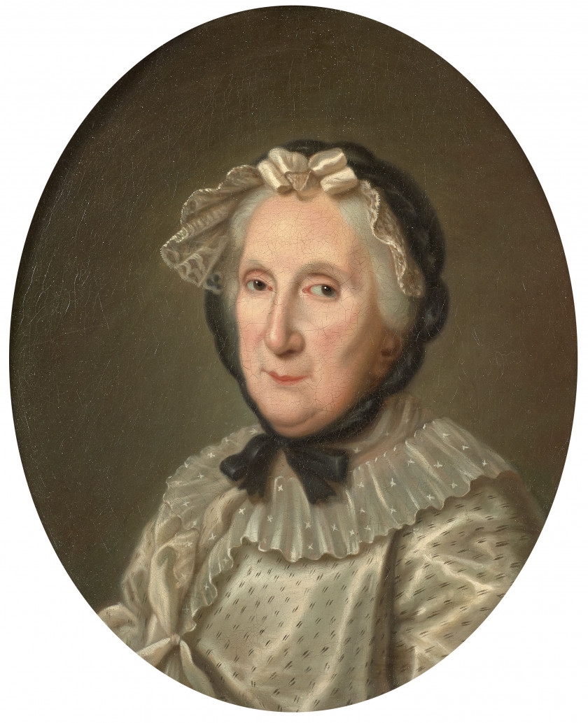 French School, 18th Century | Portrait de Marie-Thérèse Geoffrin, née ...
