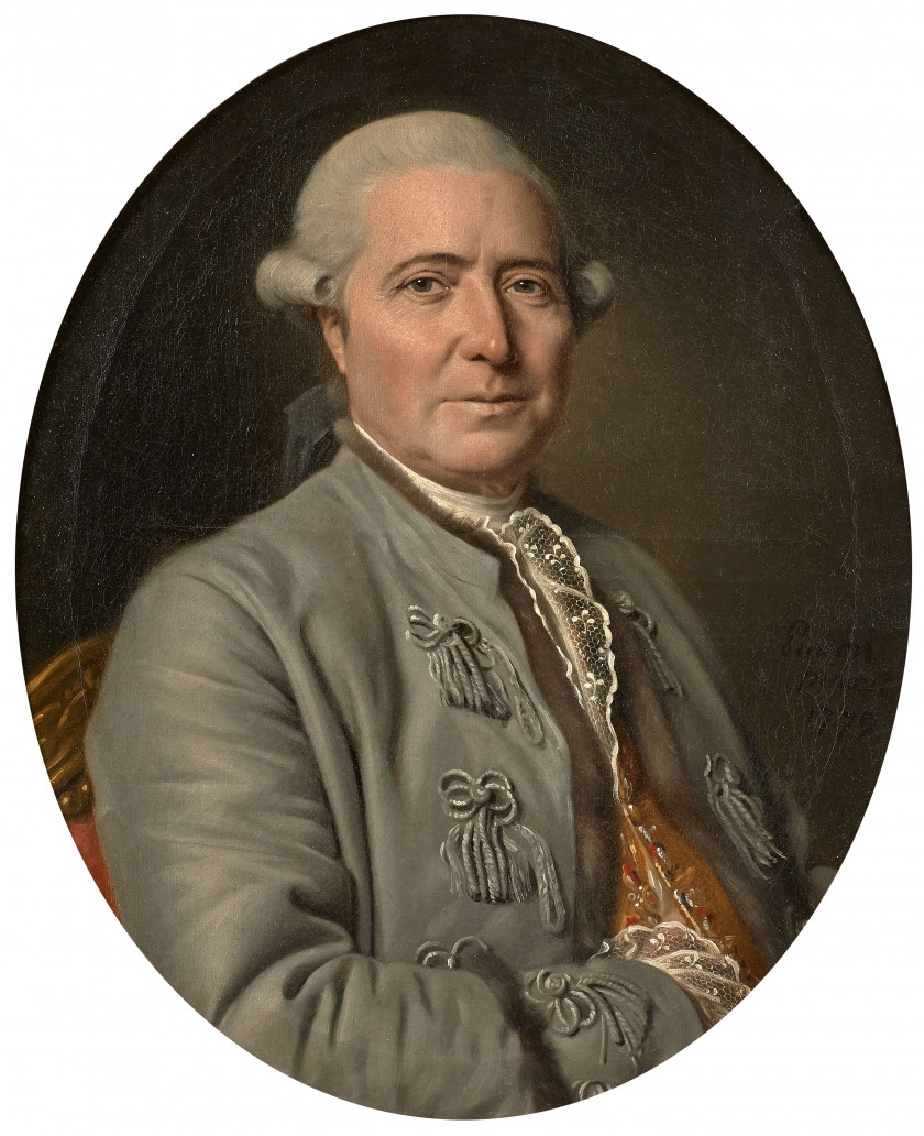 Simon Pinson | Portrait d'homme à la veste grise et Portrait de son ...