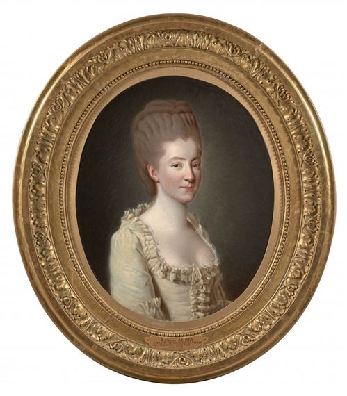 Etienne Aubry | Portrait de Suzanne Necker, née Curchod (1737-1794 ...