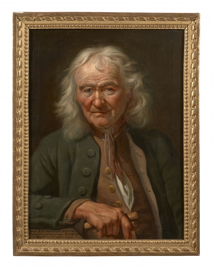 Johann Melchior Wyrsch | Portrait de Jean-Antoine Marchand, vigneron ...