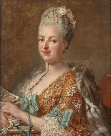 Anna Dorothea Therbusch | Portrait de Louise Honorine Crozat du Châtel ...