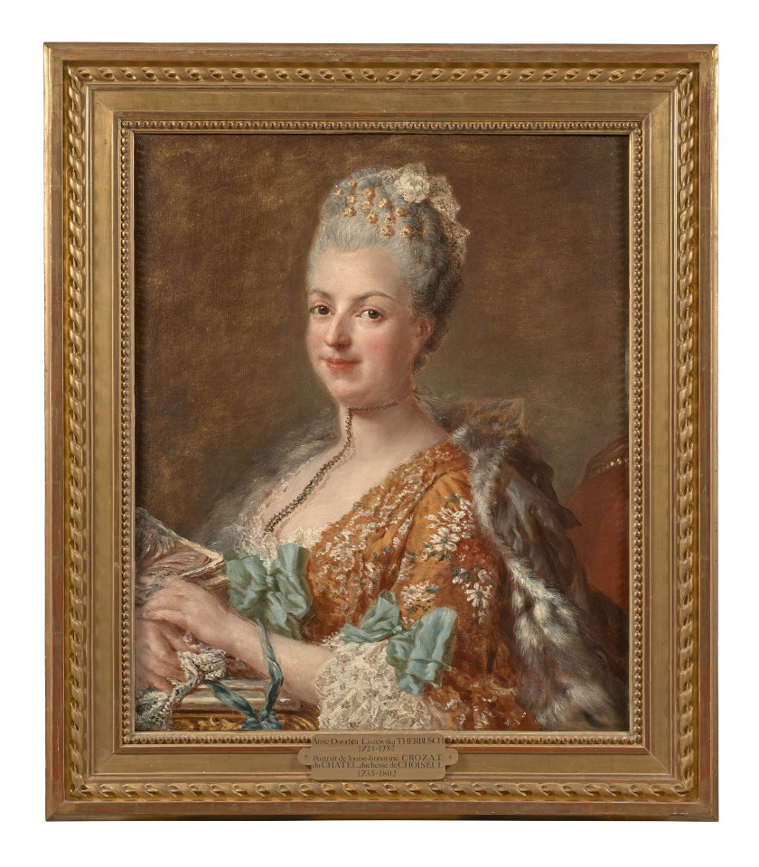 Anna Dorothea Therbusch | Portrait de Louise Honorine Crozat du Châtel ...