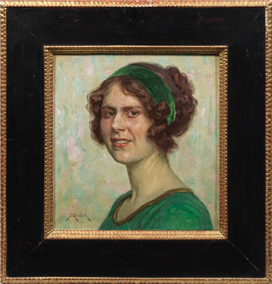 Simon Glücklich | Bildnis einer jungen Dame | MutualArt