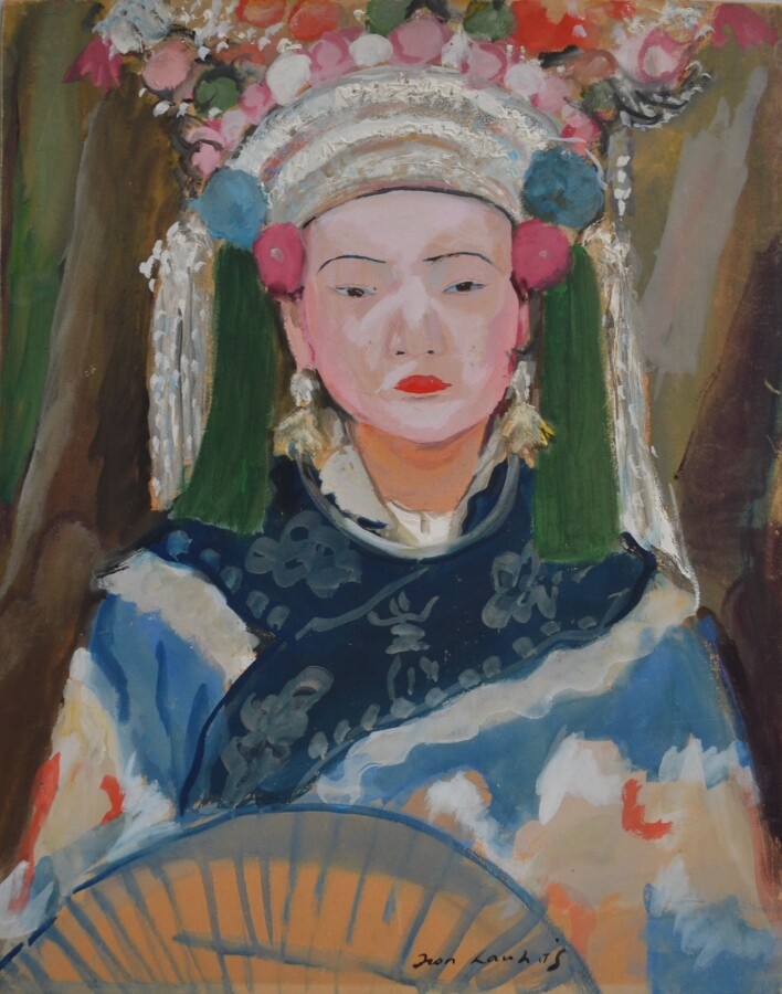 Jean Launois | ACTRICE DE THÉÂTRE ANNAMITE (1924) | MutualArt