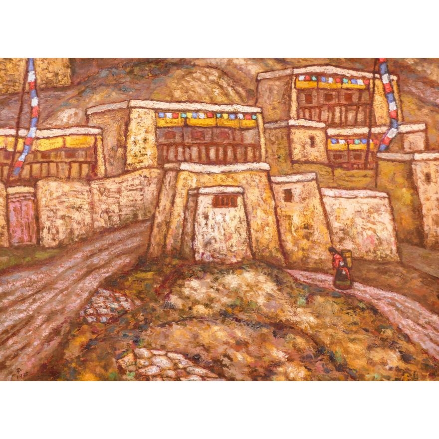 Ping Yin | ''Tibetan Houses'' (1993) | MutualArt