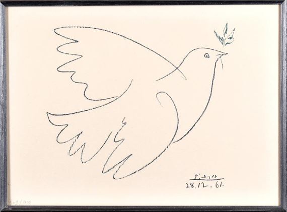 Pablo Picasso | La colombe de la paix (1961) | MutualArt