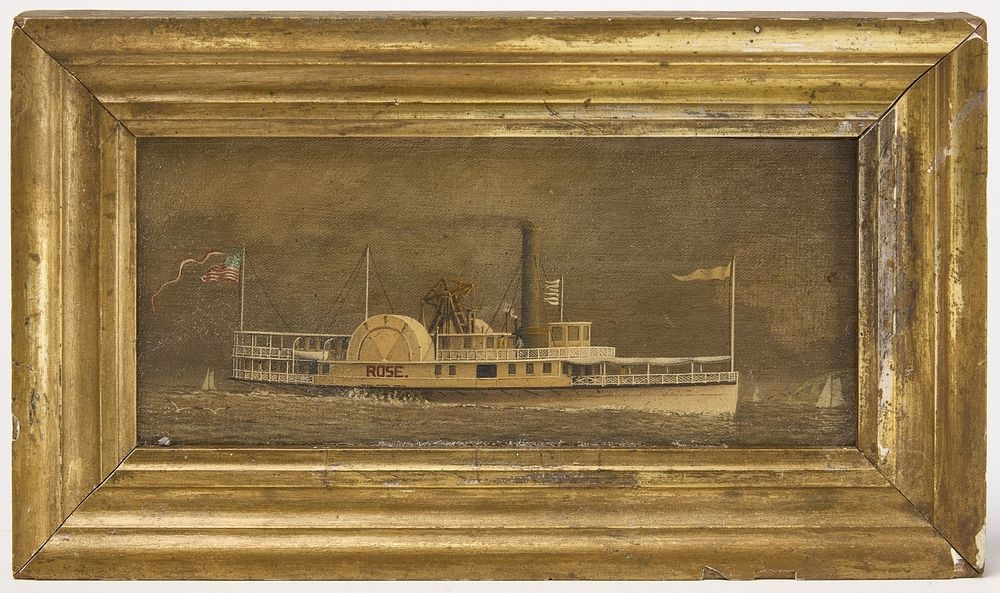 George Nemethy | Small sidewheeler painting (Mid 20th Century) | MutualArt