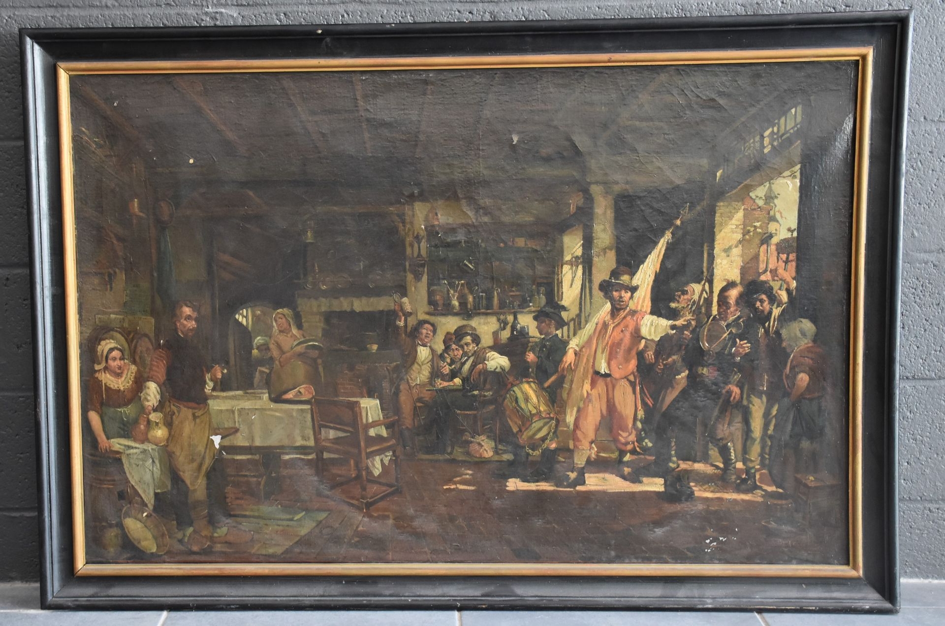 Jean Acker | The entrance of the acrobats in the lively inn | MutualArt