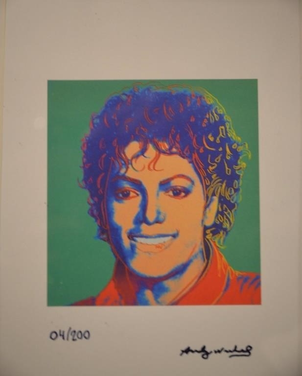 Andy Warhol | Michael Jackson (1984) | MutualArt