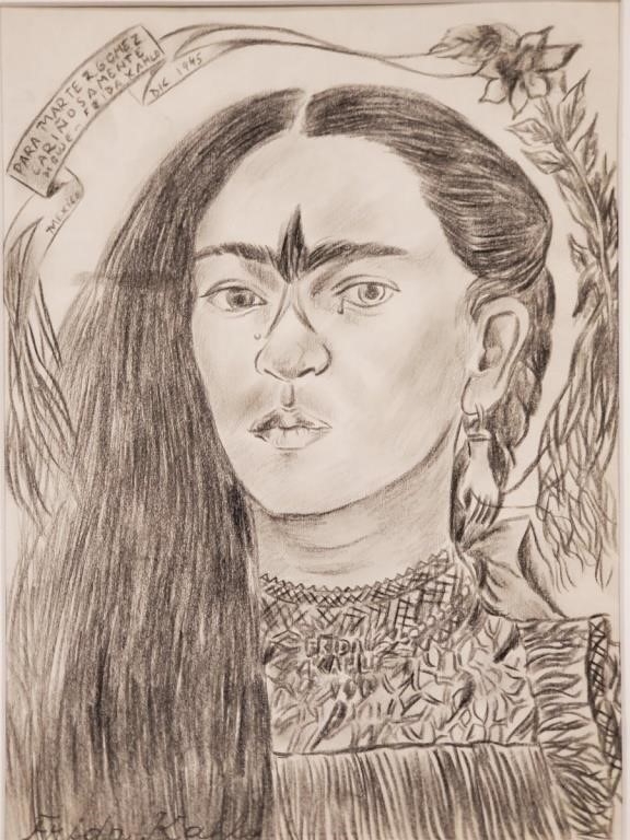 Frida Kahlo | Self portrait of Frida! | MutualArt