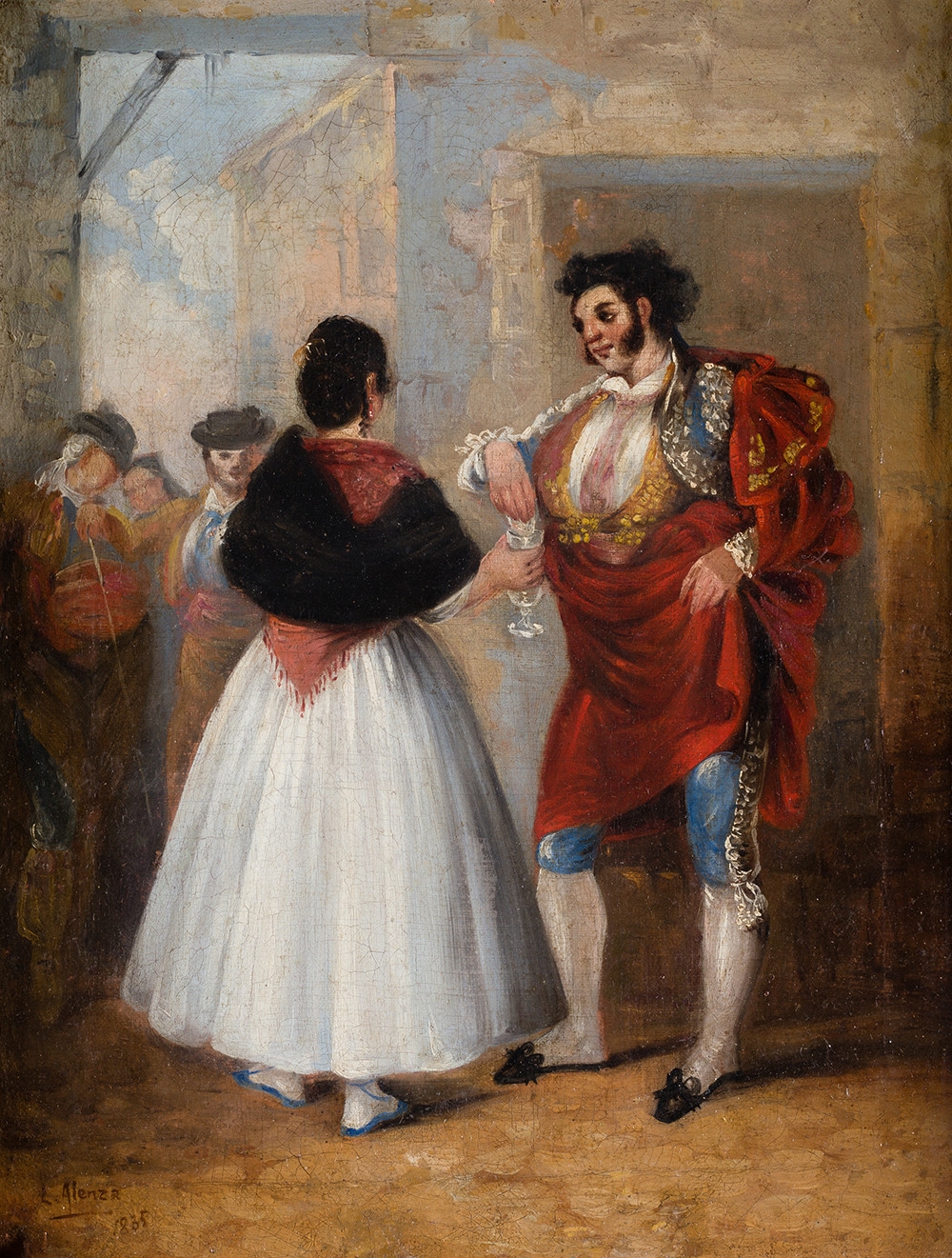 Spanish School, 19th Century | Maja y torero | MutualArt