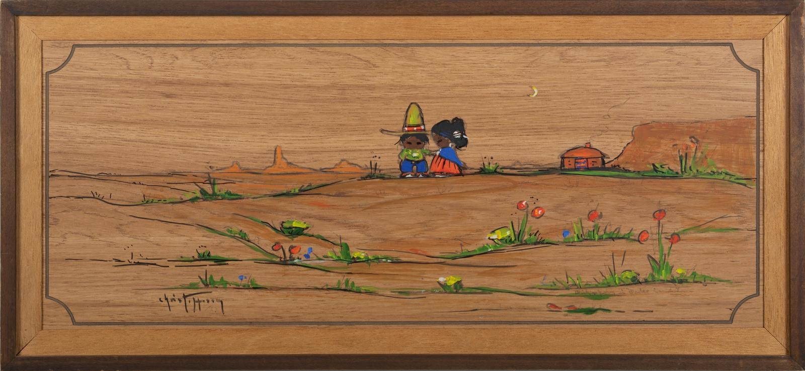 Gerda Christoffersen | Two Indian Children | MutualArt
