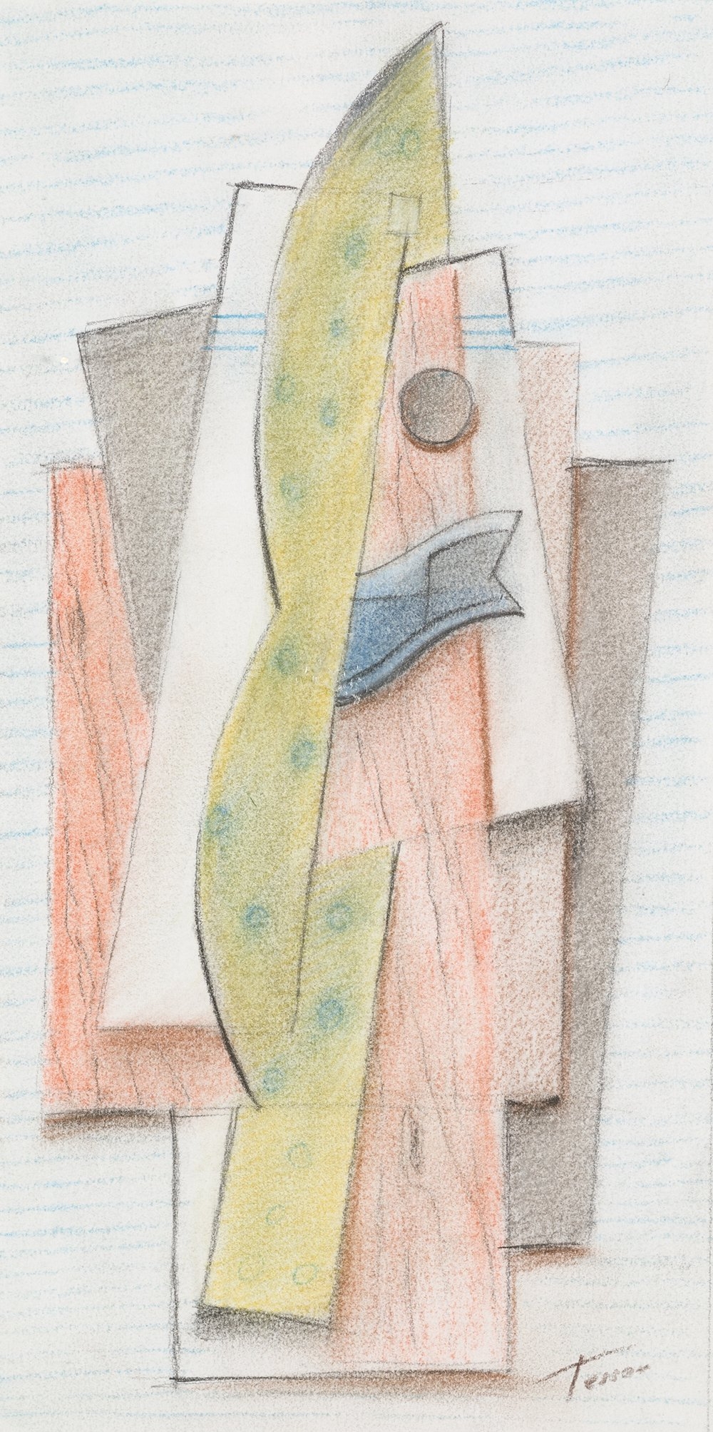 Georges Tesson | Composición cubista | MutualArt