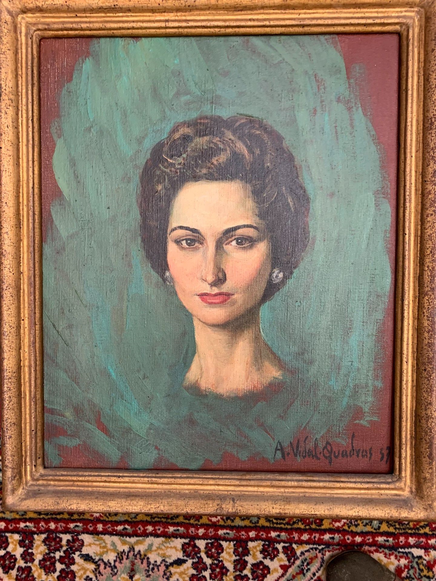 Alejo Vidal-Quadras | Portrait de Ghislaine de La Brosse (1957) | MutualArt