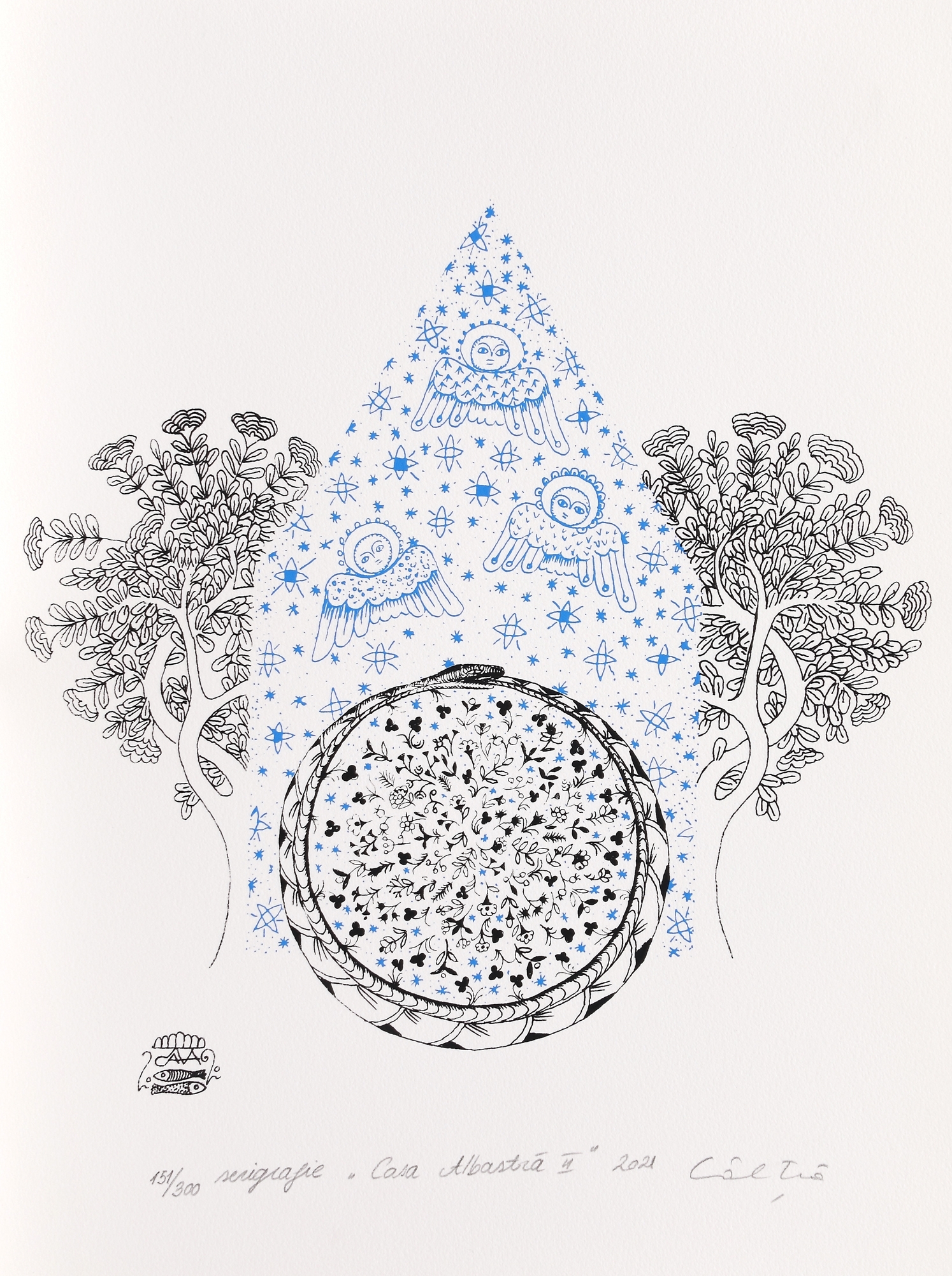 Stefan Caltia | The Blue House II (2021) | MutualArt