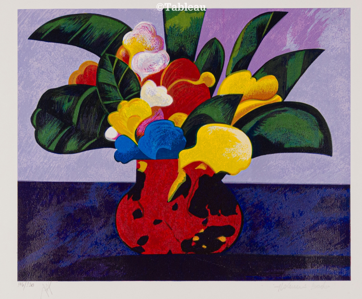 Aldemir Martins | Vaso com flores | MutualArt