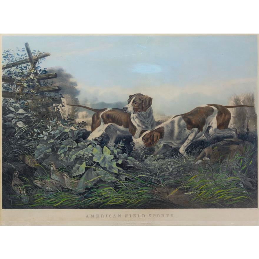 Arthur Fitzwilliam Tait | American Field Sports - On a Point (1857 ...