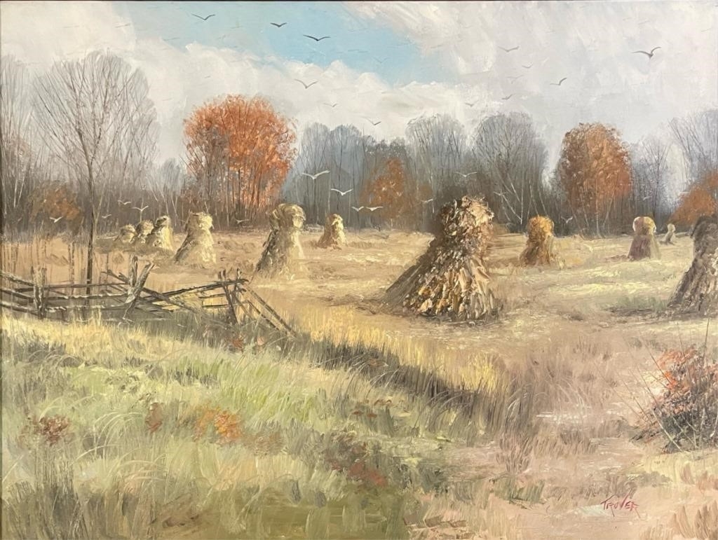 Joseph Trover | Haystacks | MutualArt