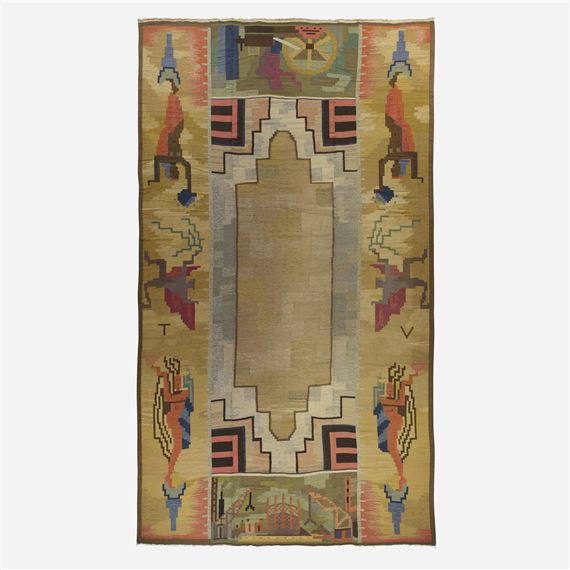 Carl Edvin Svensson | Important flatweave carpet for the Malmö City ...