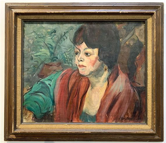 Ben Benn | Portrait of his Wife Velinda (1932) | MutualArt