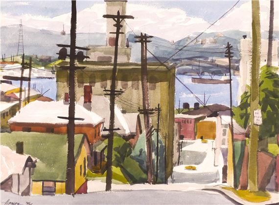 Art Hansen | SEATTLE STREETS (1952) | MutualArt