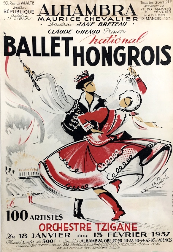 Janick Lederle | Show ALHAMBRA Maurice Chevalier Ballets Africains de ...