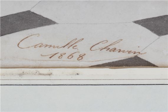 Camille Charvin | An engineer's drawing possibly depicting a rotary ...