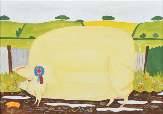 Mervyn Grist | Prize Sow | MutualArt