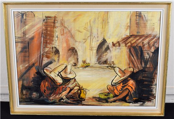 Ben Maile | Mexican street scene | MutualArt