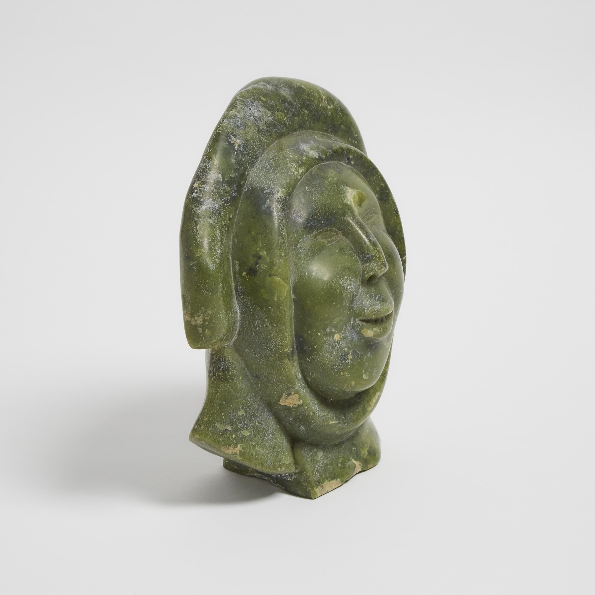 Kaka Ashoona | HOODED WIFE SMILING | MutualArt